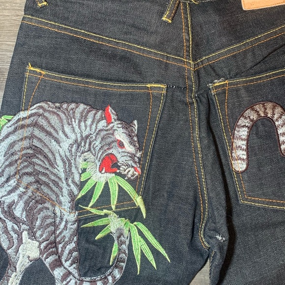 Evisu | Jeans | Rare Evisu Tiger Embroidery Jeans | Poshmark